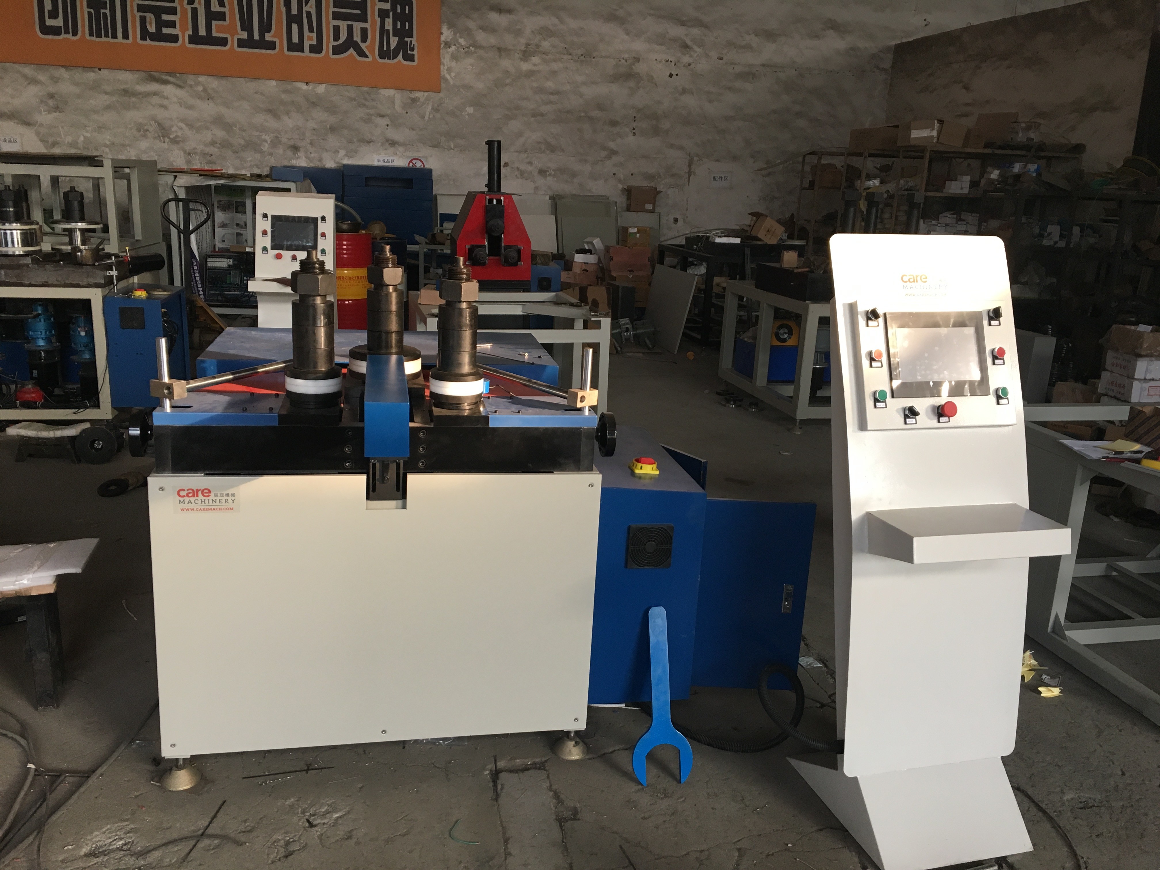 Cnc-automatische Stahlrohr-Rollen-verbiegende Maschine 20 Tonnen ...